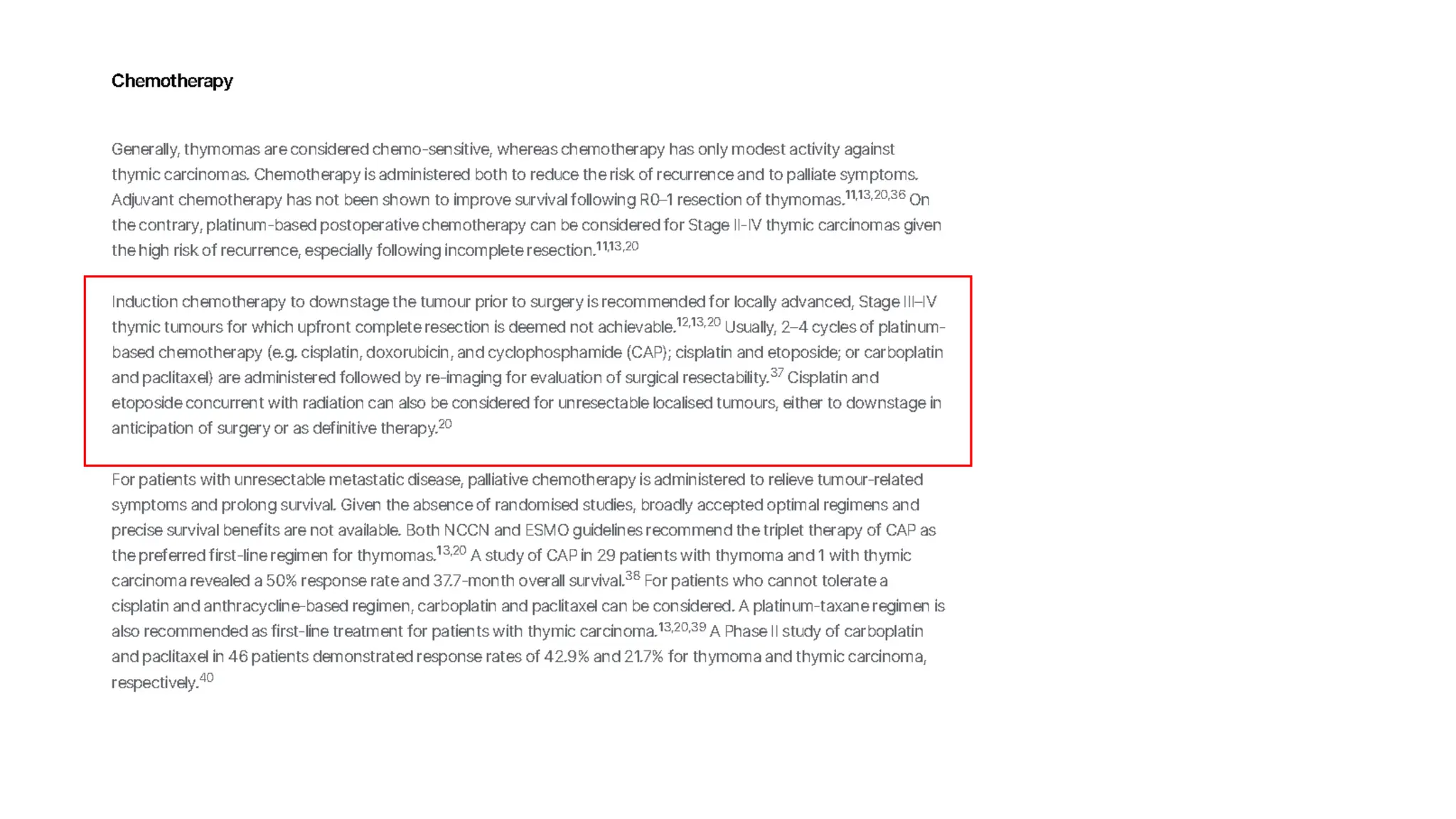 generalidades y tratamiento de cancer de timo | PPTX