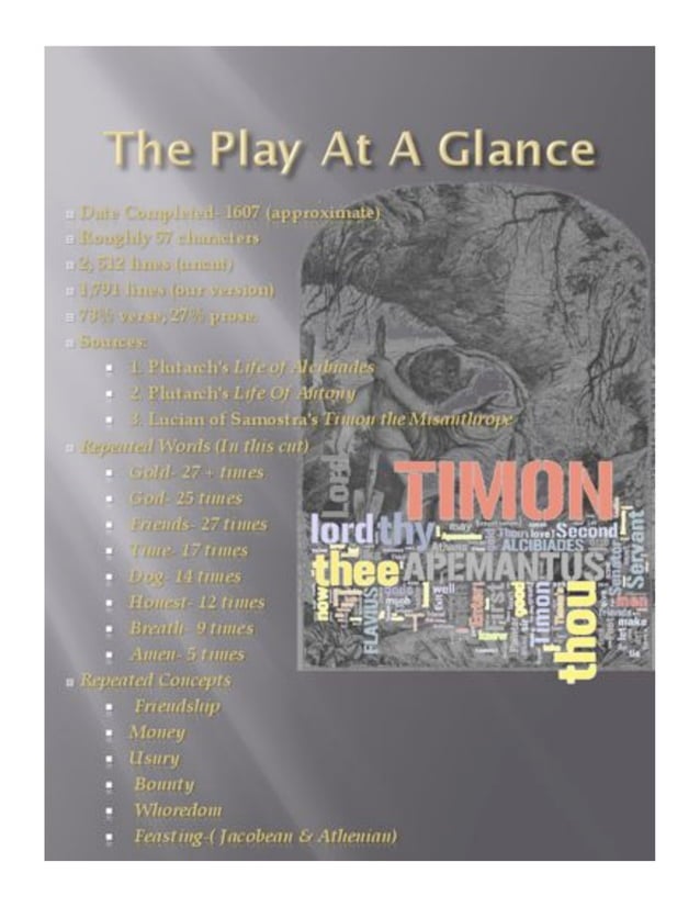 Timon character packet | PDF
