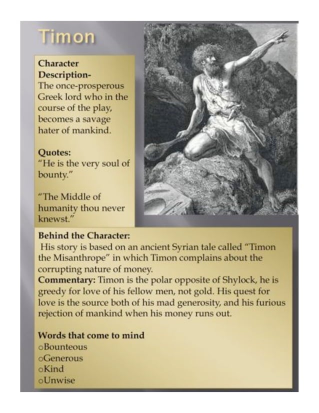 Timon character packet | PDF