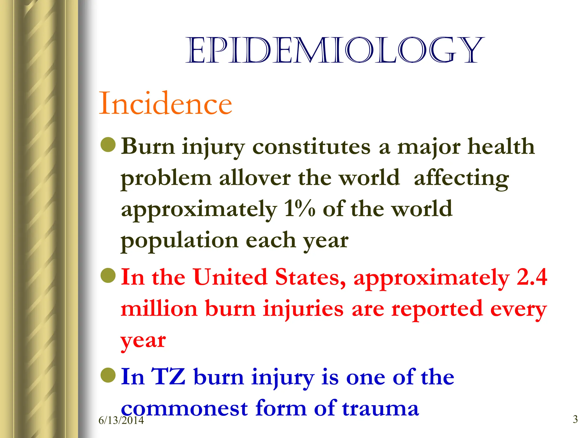 Burn Injury and introduction & physiology | PDF