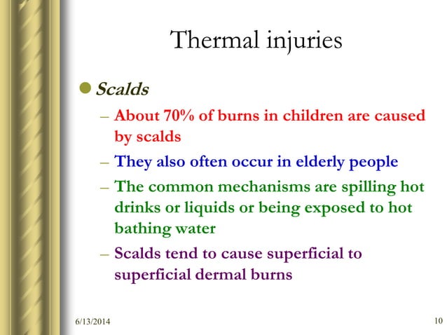 Burn Injury and introduction & physiology | PPT