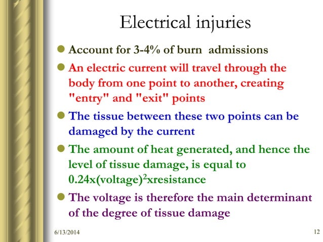 Burn Injury and introduction & physiology | PPT