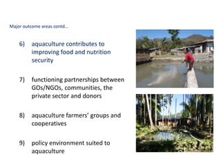 Aquaculture for food and nutrition security in Timor-Leste: Challenges and opportunities | PPT