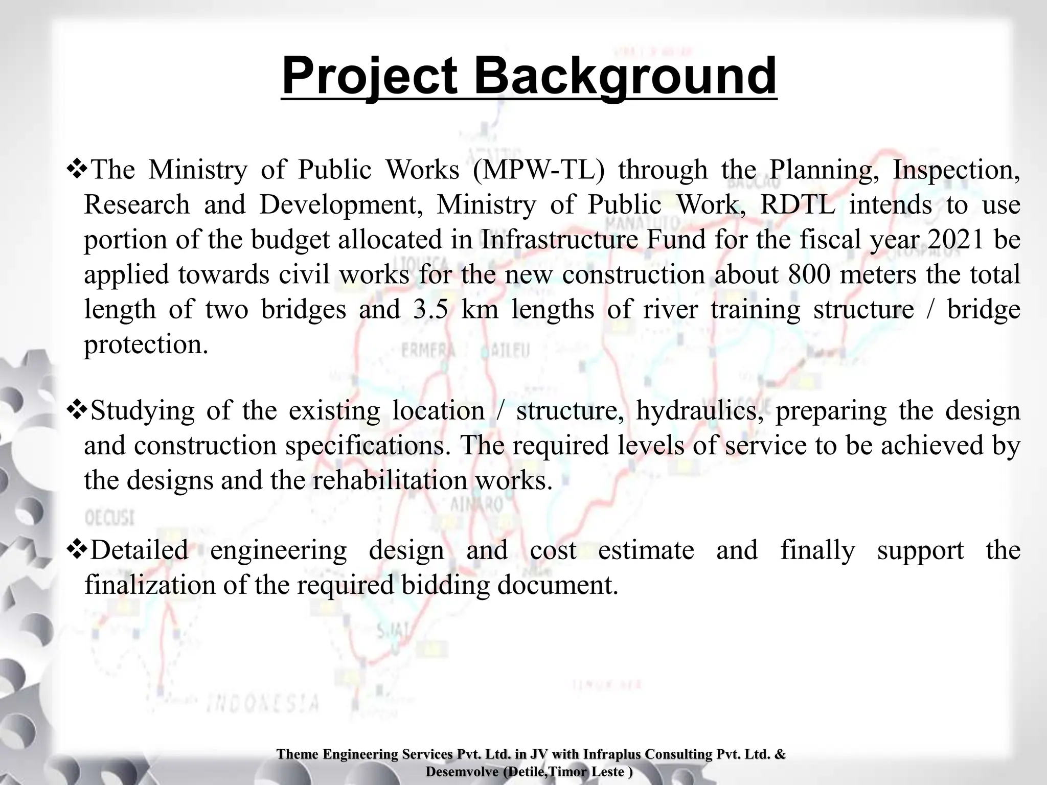 TIMOR-LESTE Bridge.pptx for 2 nd Project | PPTX