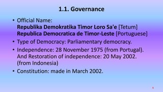 Timor leste | PPTX