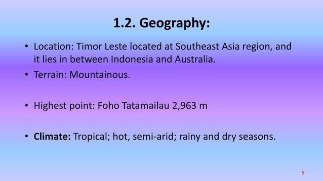 Timor leste | PPTX