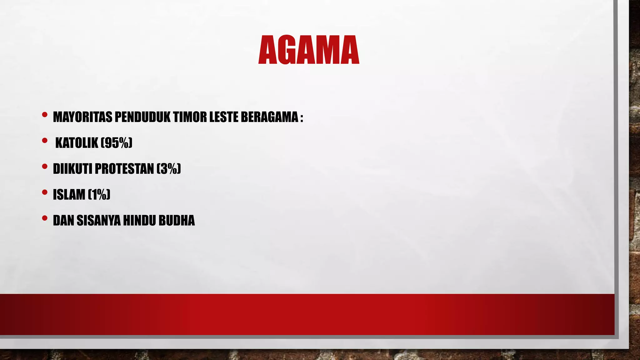 NEGARA TIMOR LESTE | PPT