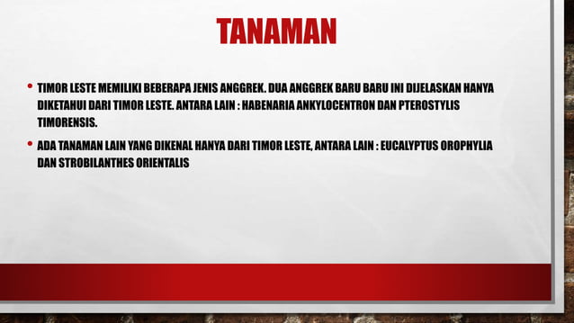 NEGARA TIMOR LESTE | PPT