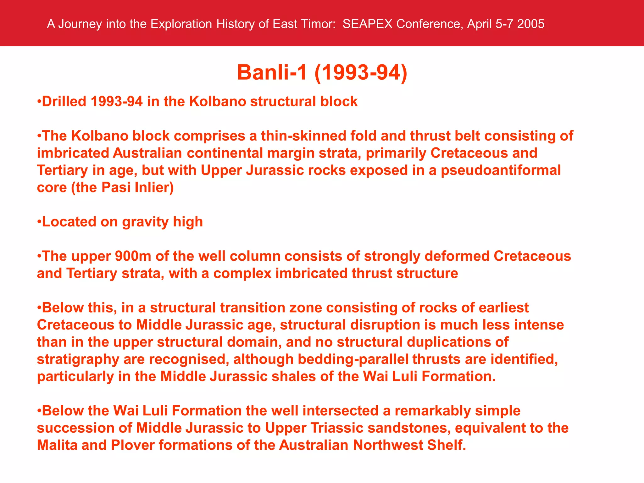 Timor-Leste (East Timor) exploration history - Seapex 2005 - by Chris ...