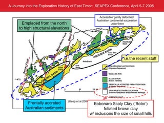 Timor-Leste (East Timor) exploration history - Seapex 2005 - by Chris ...