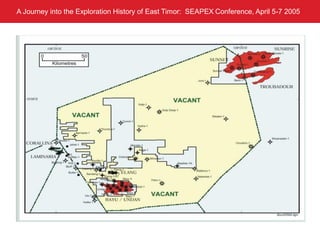 Timor-Leste (East Timor) exploration history - Seapex 2005 - by Chris ...
