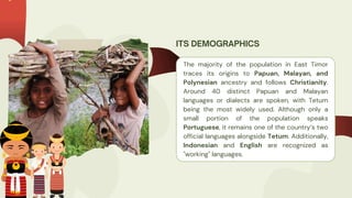 TIMOR LESTE Politics and governance ppt- | PDF