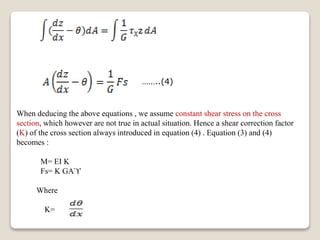 Timoshenko beam-element | PPTX