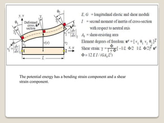 Timoshenko beam-element | PPTX | Physics | Science