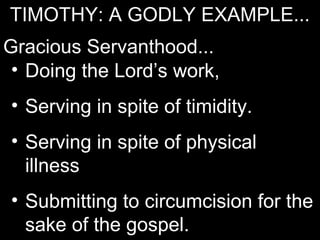 Timothy | PPT