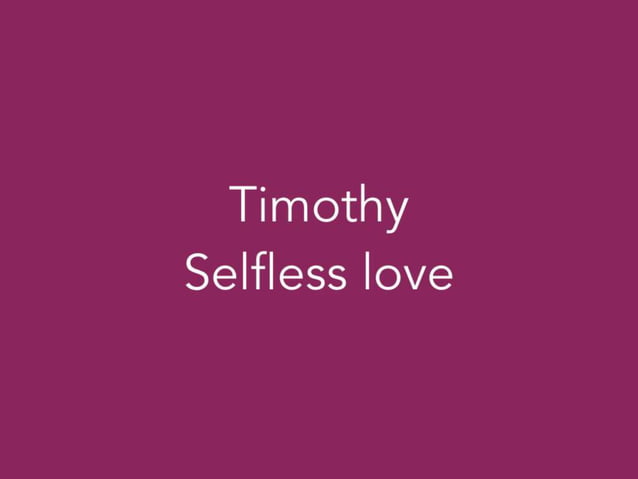 Timothy and epaphroditus | PPT
