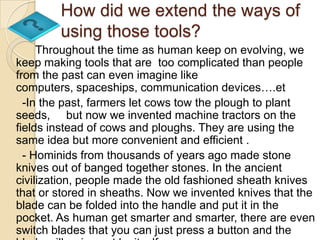 Timothy_early man's tools | PPTX | Geology | Science