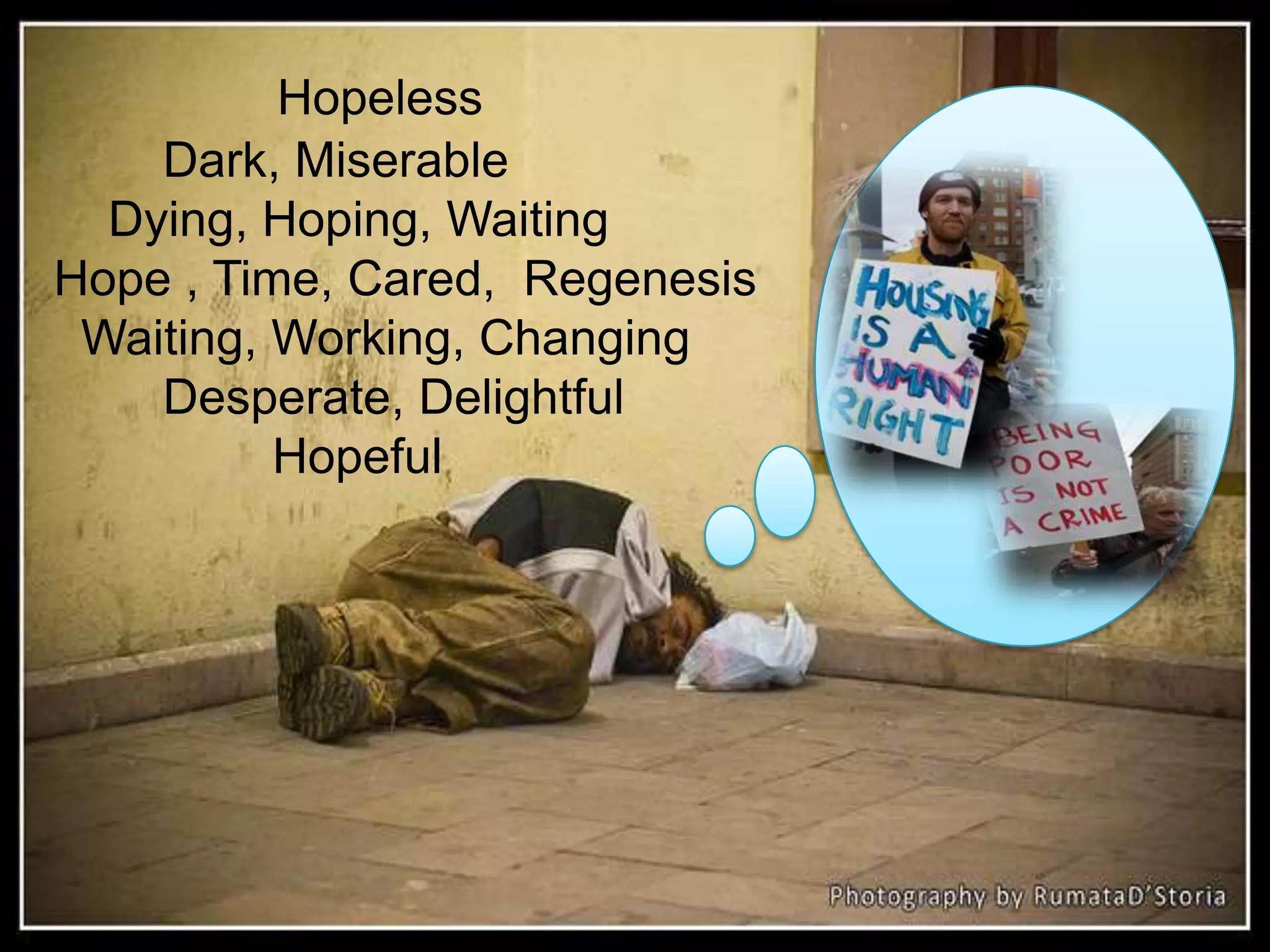 Timothy homeless poems | PPTX