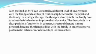 An Overview of Marriage and Family Therapy | PPTX