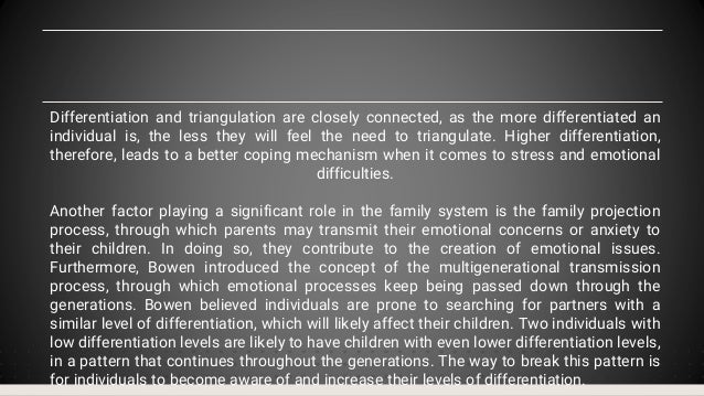 An Overview of Bowenian Family Therapy | PPTX