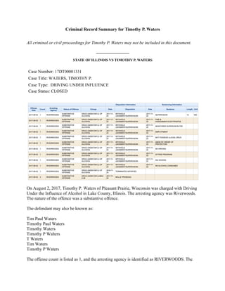 Timothy P. Waters - Criminal Background Summary.pdf