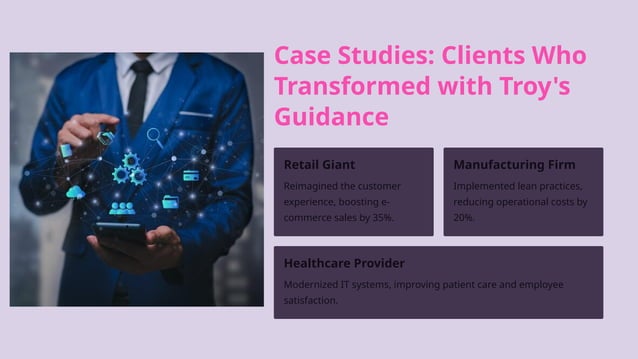 Transforming Business for the Future: Timothy Troy's Strategic Leadership | PPT