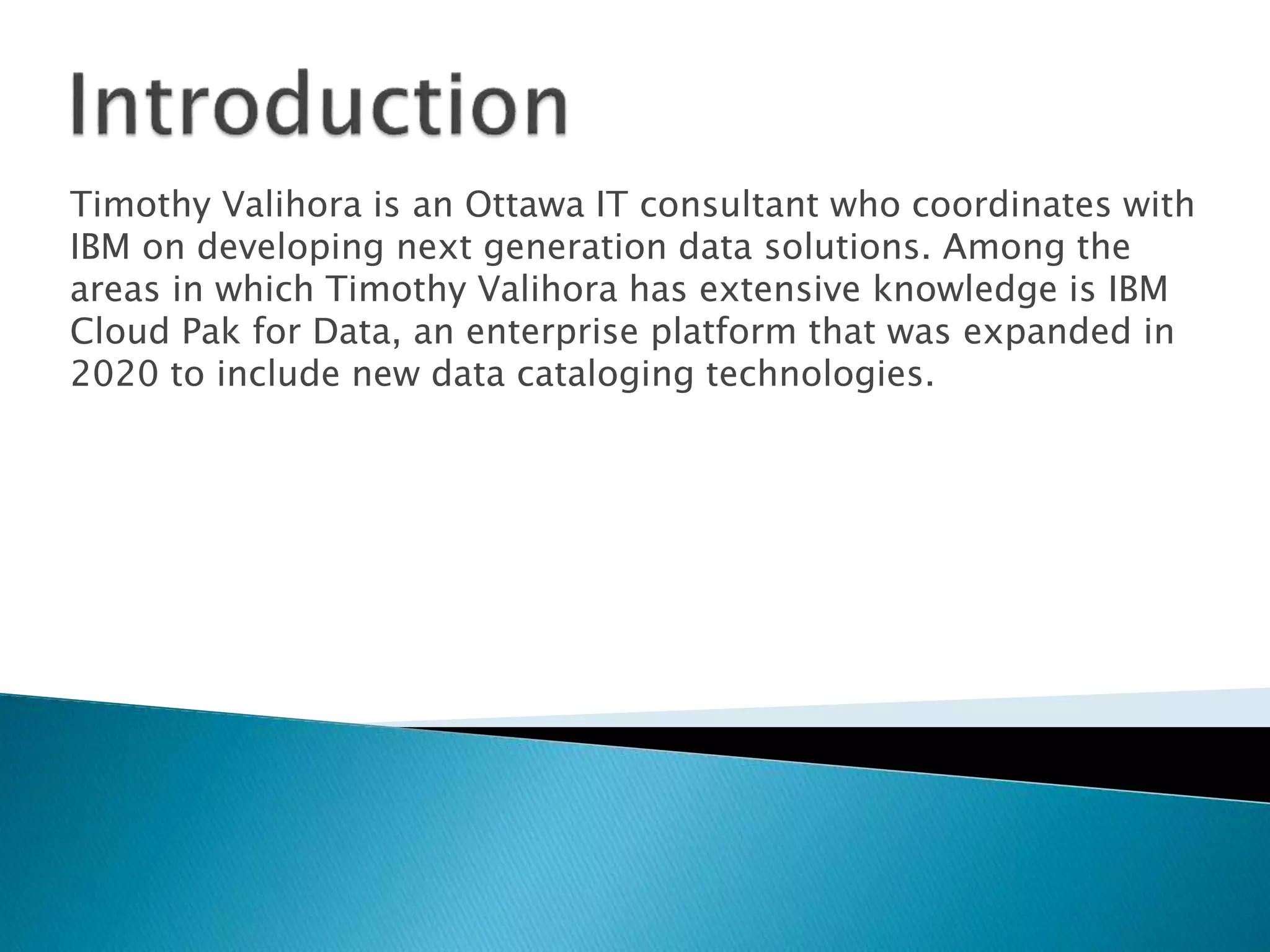 IBM Cloud Pak for Data Improves Cataloging Technologies for Enterprise | PPTX