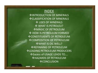 Petroleum | PPTX