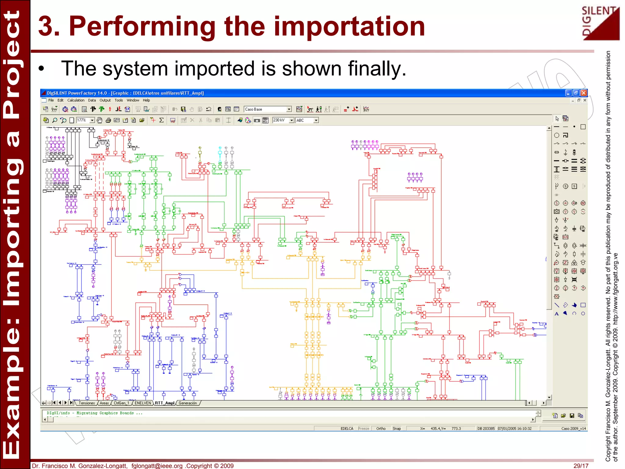 Importing/Exporting a project using DIgSILENT PowerFactory | PDF
