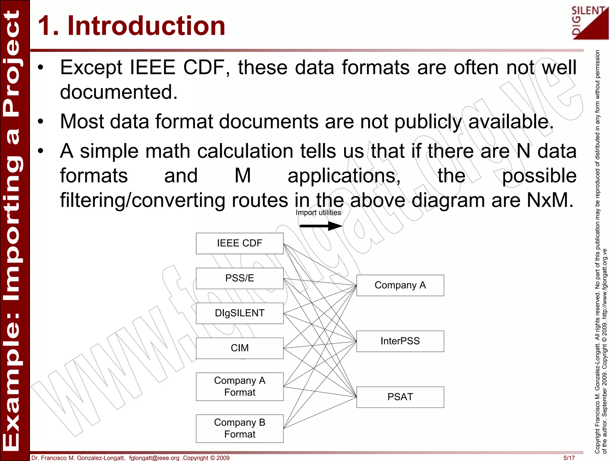 Importing/Exporting a project using DIgSILENT PowerFactory | PDF