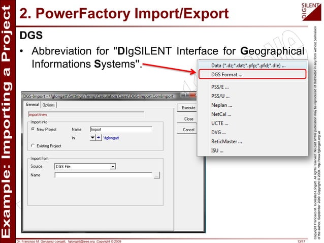 Importing/Exporting a project using DIgSILENT PowerFactory | PDF | Computer Software and ...