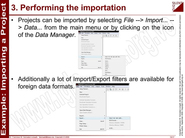 Importing/Exporting a project using DIgSILENT PowerFactory | PDF | Computer Software and ...