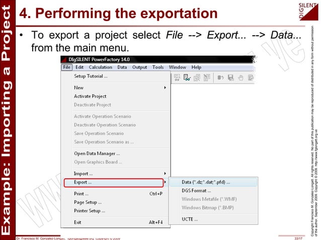 Importing/Exporting a project using DIgSILENT PowerFactory | PDF | Computer Software and ...