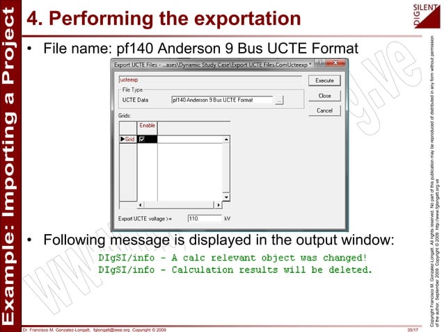 Importing/Exporting a project using DIgSILENT PowerFactory | PDF | Computer Software and ...