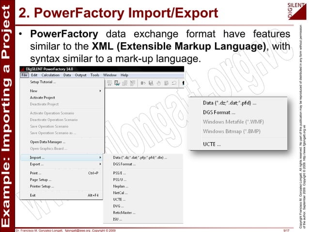 Importing/Exporting a project using DIgSILENT PowerFactory | PDF | Computer Software and ...