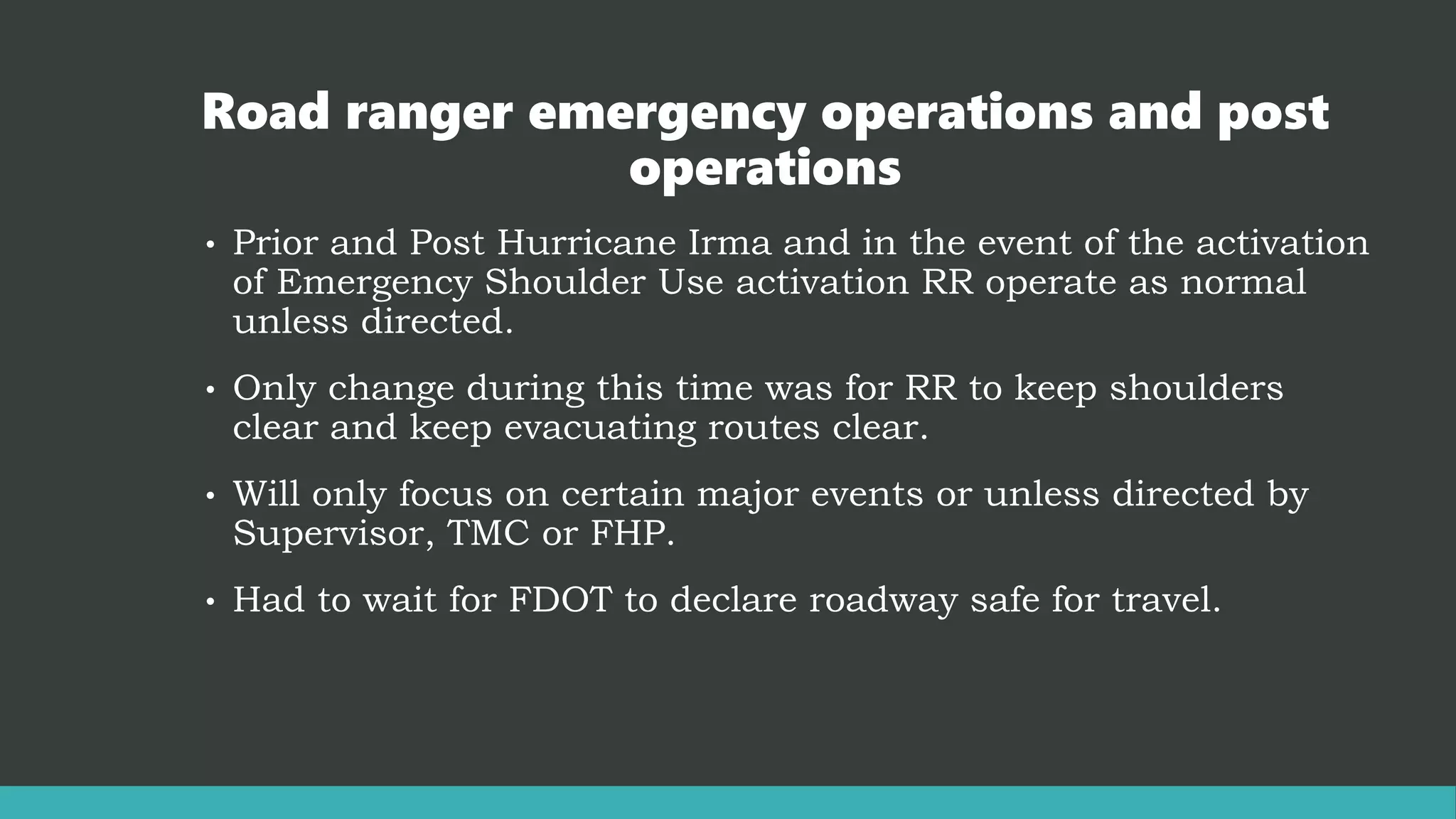 Emergency Shoulder Use | PPTX