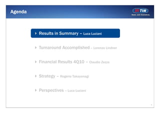 Tim presentation 4_q10_eng | PDF | Business Accounting & Finance | Business
