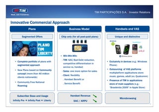 Tim Presentation Goldman Sachs Dec09 | PPT