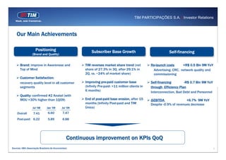 Tim Presentation Goldman Sachs Dec09 | PPT