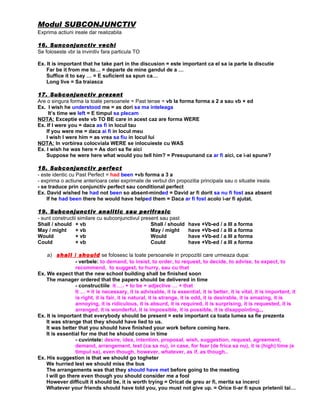 Timpurile verbelor | DOC