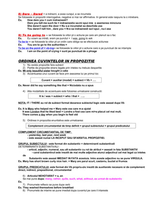 Timpurile verbelor | DOC