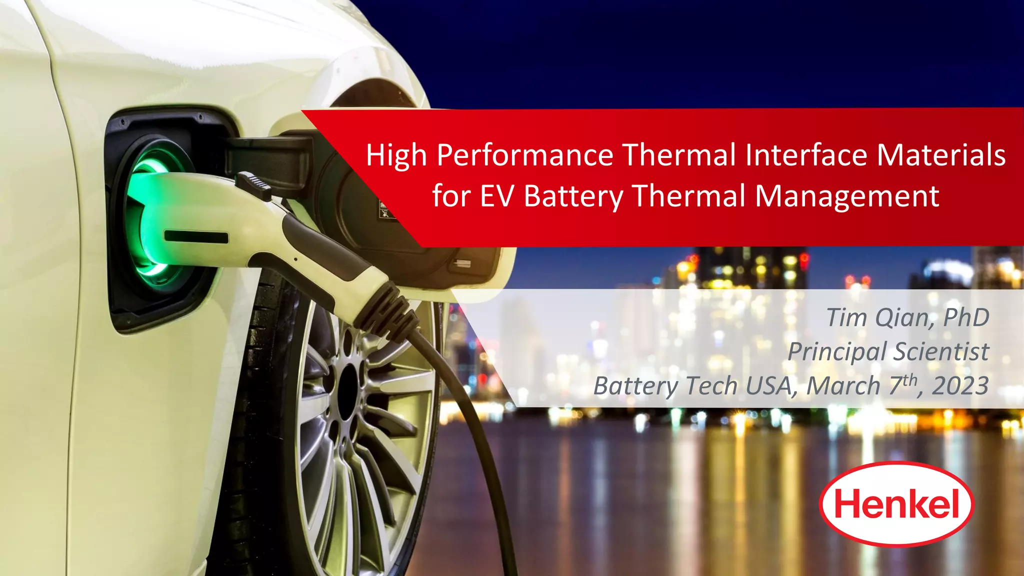 HIGH-PERFORMANCE THERMAL INTERFACE MATERIALS FOR EV BATTERY THERMAL ...