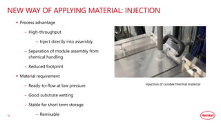 HIGH-PERFORMANCE THERMAL INTERFACE MATERIALS FOR EV BATTERY THERMAL ...