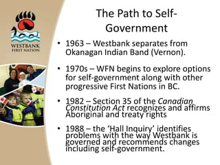 West Bank First Nation | PPTX