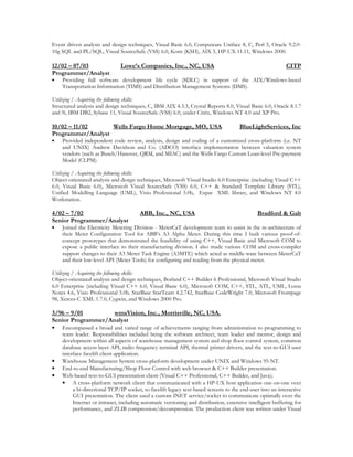 Tim R Betts Resume | PDF