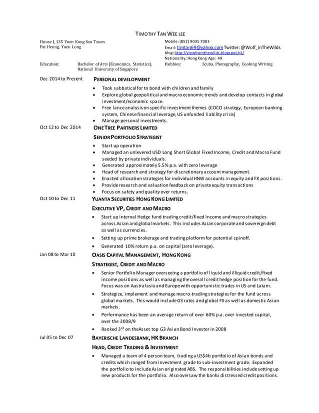 Tim resume 2018 | DOCX