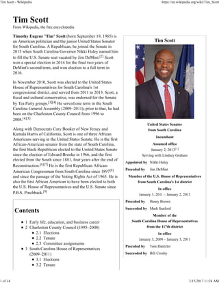 Tim Scott wikipedia (highlighted) | PDF
