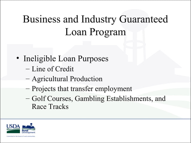 Tim Smith's USDA-RD Presentation | PPT