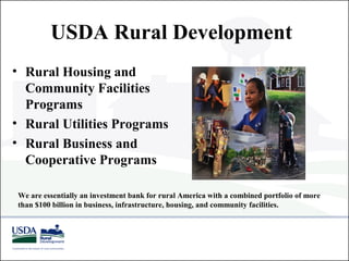Tim Smith's USDA-RD Presentation | PPT
