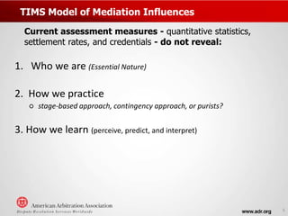 Mediators and Metaphorical Analysis: The TIMS Model | PPT
